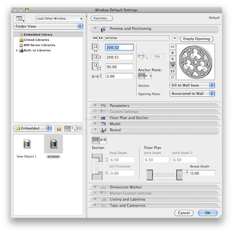 how to create custom window graphisoft community