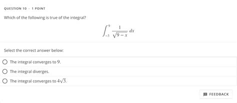 Solved Question 10 1 ﻿pointwhich Of ﻿the Following Is