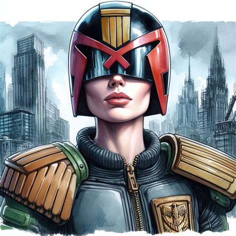 Female Judge Dredd By Iamrudja On Deviantart