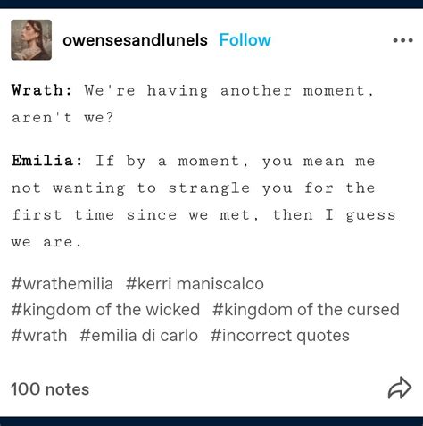 Kotw Wrath × Emilia Wicked Book Wicked Book Series Book Fandoms