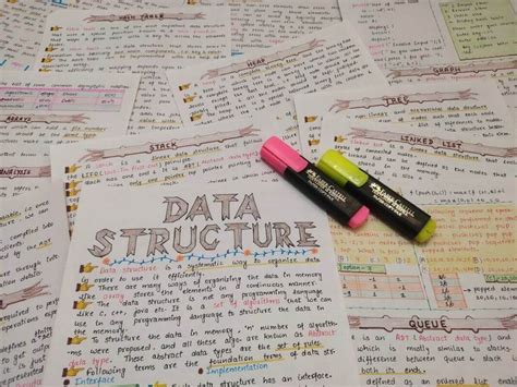 Data Structures Algorithms DSA Aesthetic Study Notes PDF NewtonDesk