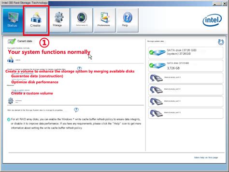 how to create raid1 in windows intel community