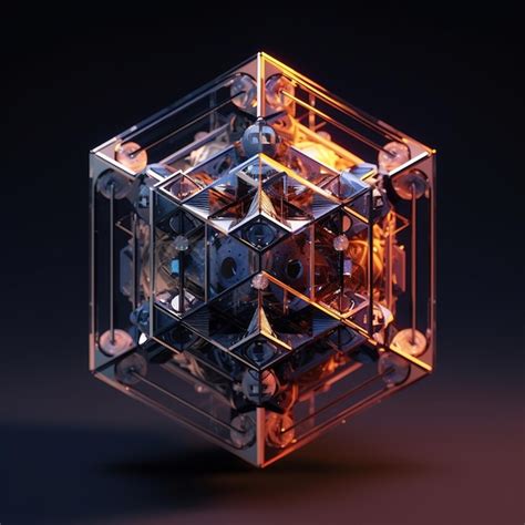 premium ai image digital art of a fractal object
