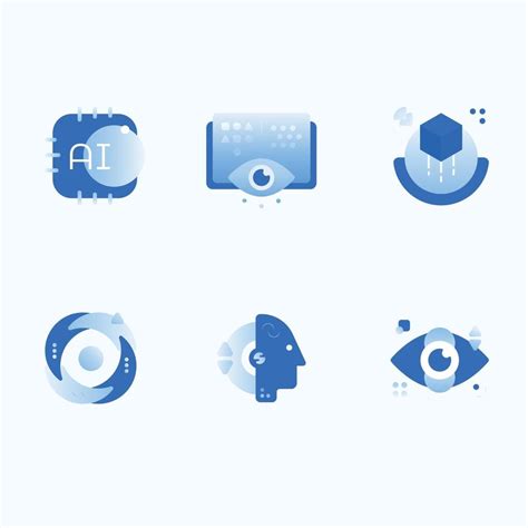 Ai Artificial Intelligence Icons 21337063 Vector Art At Vecteezy