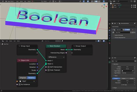 mesh is there a way to boolean difference curve objects blender