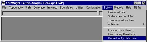 Mobile Facility Database
