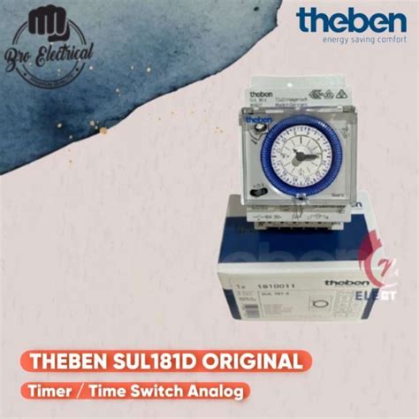 Promo Theben Sul 181d Original Timer Analog Time Switch Sul181d Ori Terbaru Diskon 1 Di