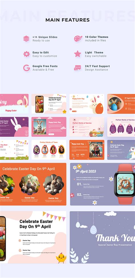 Trixy Easter Day Powerpoint Presentation Template On Behance
