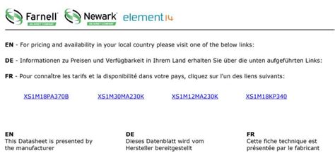 Proximity Sensor Datasheetpdf