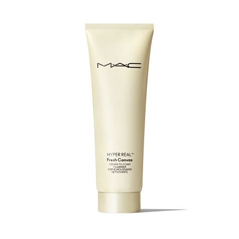 Hyper Real Fresh Canvas Cream To Foam Cleanser Mac Cosmetics