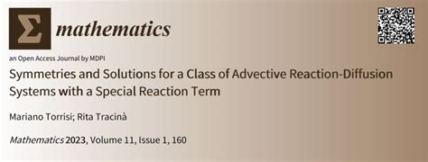Symmetries Reaction Mathematics Mdpi