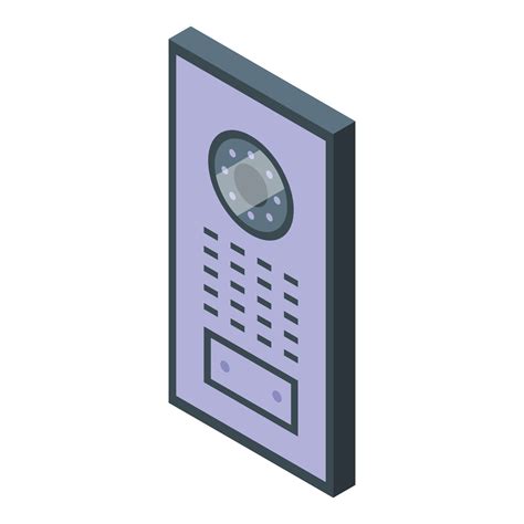 Video Intercom Icon Isometric Vector Door Camera 15221289 Vector Art At Vecteezy