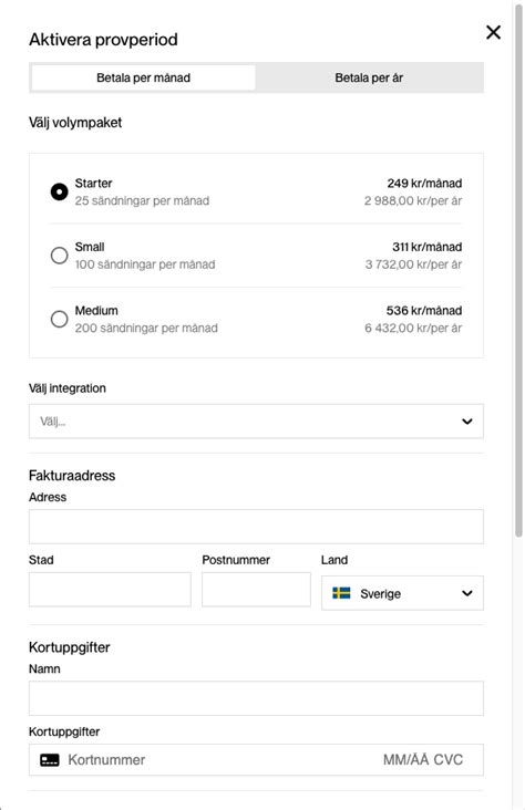 Integration Woocommerce