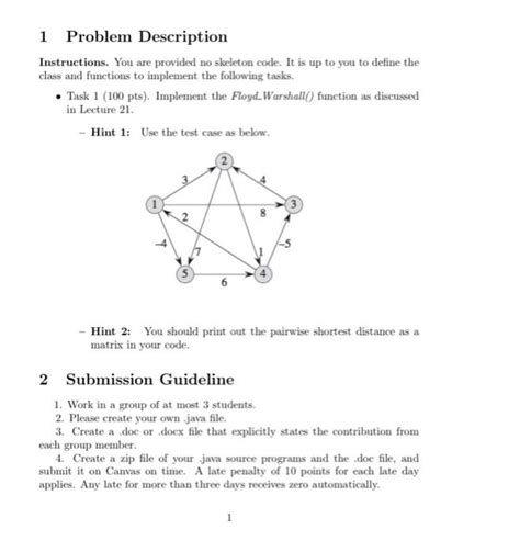 Solved Problem Description Instructions You Are Provided Chegg