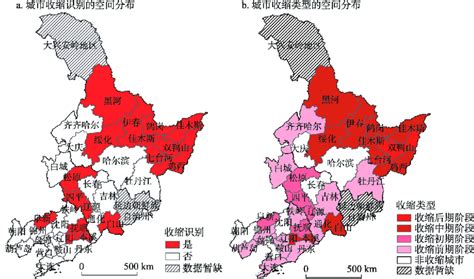 Spatial Distribution And Type Classification Of Urban Shrinkage In The Download Scientific