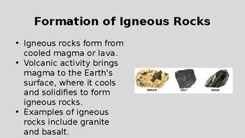 Grade Science Types Of Rocks And The Rock Cycle By Melyssa McGraw