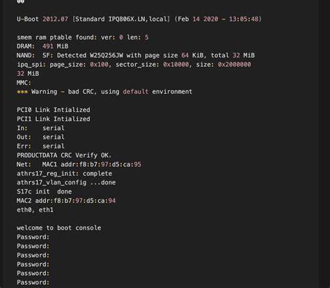 Help About U Boot Password Installing And Using Openwrt Openwrt Forum
