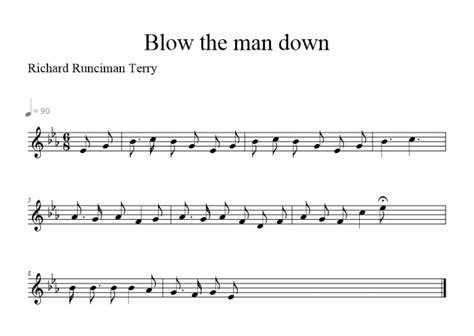 Blow The Man Down Terry Version Traditional Sea Shanties