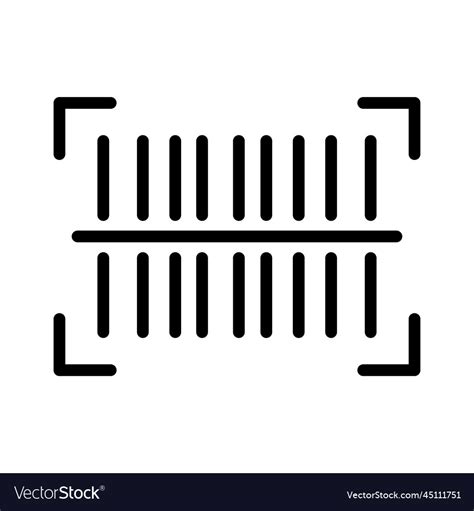 Bar Code Scanner Icon Royalty Free Vector Image