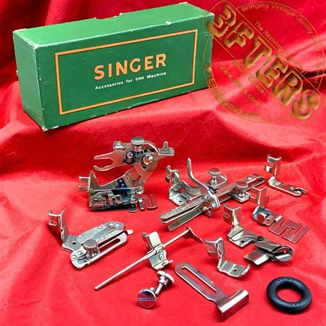 Singer Attachments Box For 99 99k Low Shank Sewing Machines Simanco