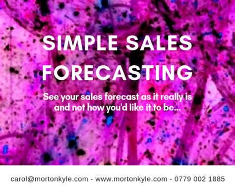 Reduce Uncertainty In Forecasting Using Simple Sales Forecasting