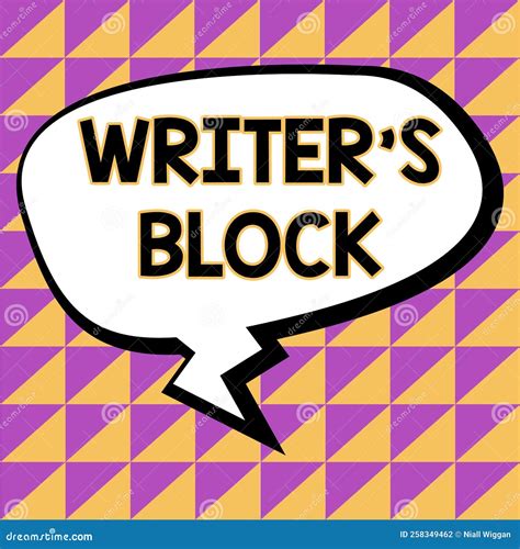 Conceptual Display Writer S Block Business Idea Condition Of Being Unable To Think Of What To