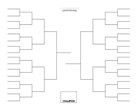 Free Printable Bracket Sheets Free Printable Bracket Sheets