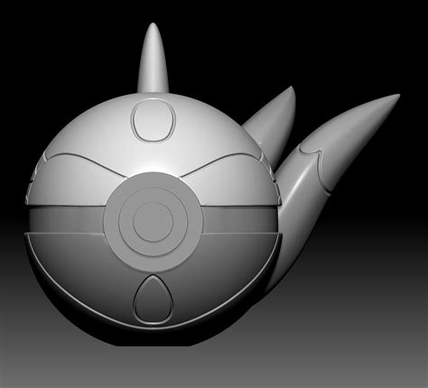 Stl File Pokemon Floatzel Pokeball 🐉・3d Print Design To Download・cults