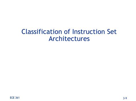 Ece C61 Computer Architecture Lecture 3 Instruction Set Architecture Ppt Download