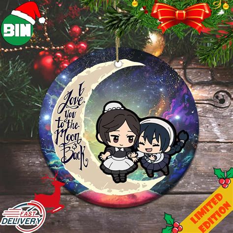 Riko Amanai Misato Kuroi Jujutsu Kaisen I Love You To The Moon And Back Christmas Ornament