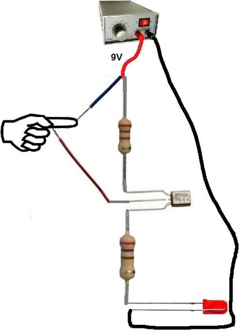 Circuit Diagram Of Touch Activated Alarm