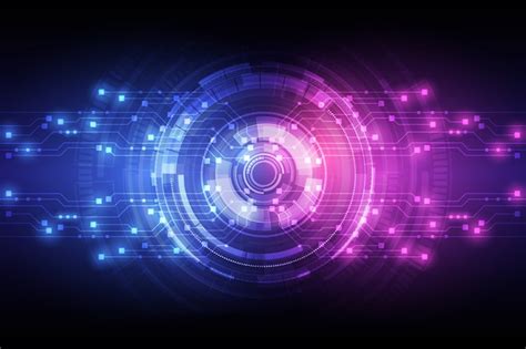 premium vector abstract circuit networking blockchain concept background