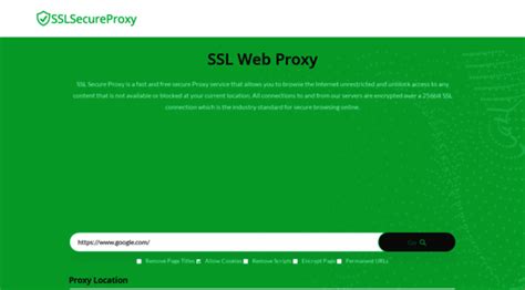 Ssl Proxy Secure Proxy Ssl Ssl Secure Proxy