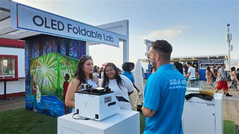 삼성d 산타 모니카 해변에서 Oled 체험 이벤트 진행