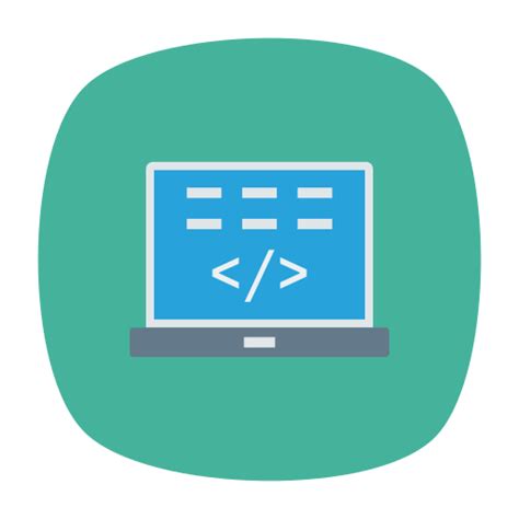 Coding Laptop Programming Scripting Icon