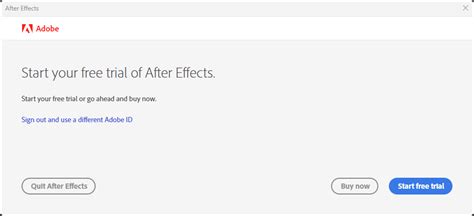 After Effects Free Trial Pop Up Error Cant Be Fixed With Firewall Photoshop And Premiere Pro