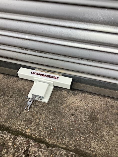 Roller Shutter Door Security Lock Hls Lockdown Campervan Pedal Clamps