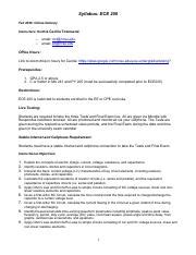 Comprehensive Electrical Engineering ECE 200 Syllabus Course Hero