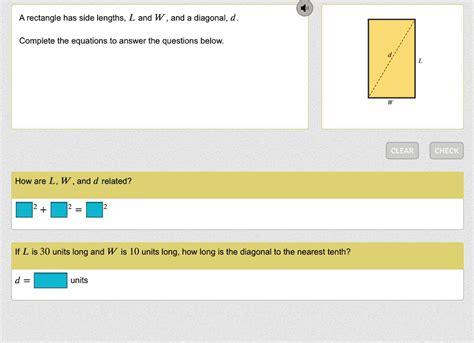 solved pls answer 20 points a rectangle has side lengths l and w and