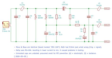 48 Volt Phantom Power Supply Schematic Wiring Flow Line
