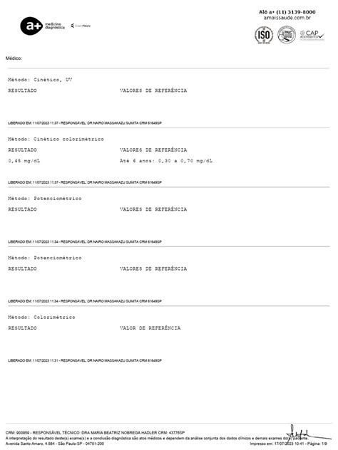 Exame Nefro Pdf Diabetes Especialidades Médicas