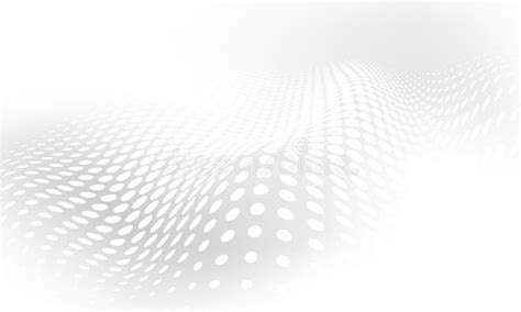 Abstract Grey Background Poster With Dynamic Waves Technology Network