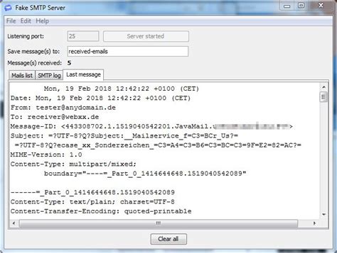 Smtp Fake Server Java Datenbankexperten
