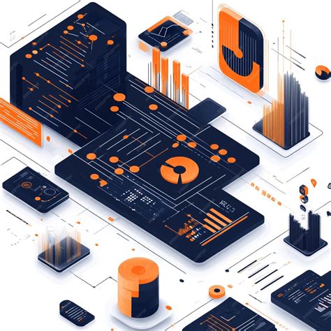 Exploring The Vibrant Intersection Of Technology And Nature In Modern Digital Artwork Premium