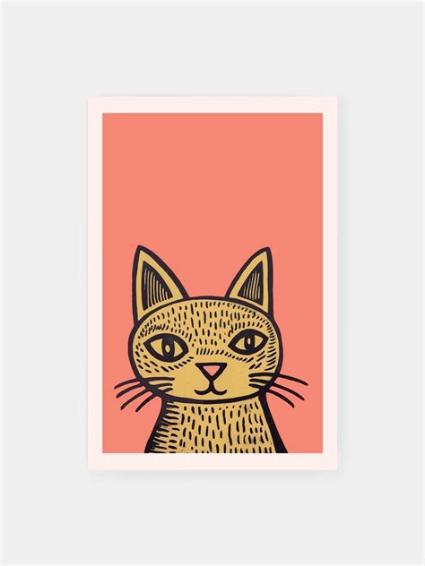 Pink Kitty Magic Poster Klumo Shop