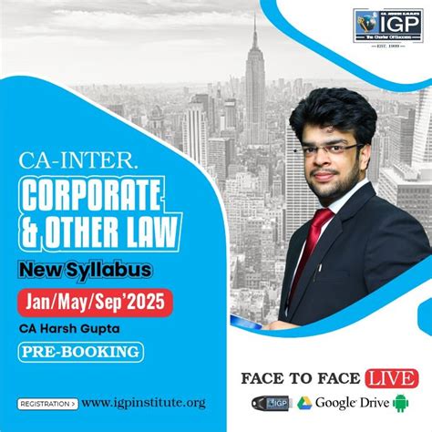 Igp Institute Ca Cs Cma Coaching Classes In India