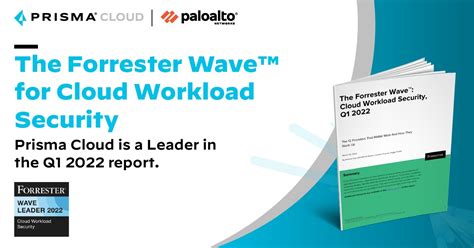 Jeffrey Mow On Linkedin Prisma Cloud A Leader In Forrester Wave For Cloud Workload Security