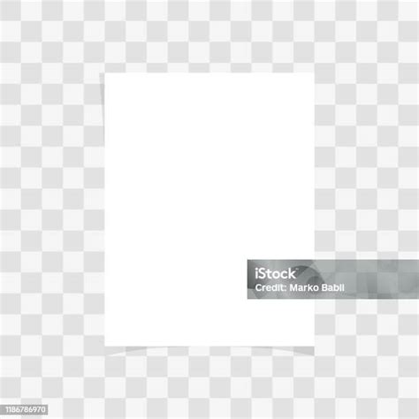 그림자가 있는 백서 플랫 디자인의 벡터 일러스트레이션 3차원 형태에 대한 스톡 벡터 아트 및 기타 이미지 3차원 형태 A4