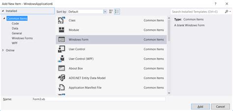 Working With Multiple Forms In VB Net
