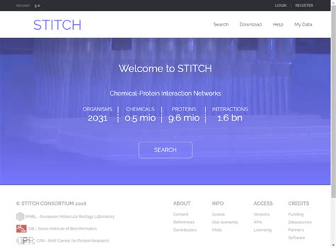 周周学习屋 的想法 Stitch——分子相互作用预测分析工具 Stitch（search Tool For Interactions